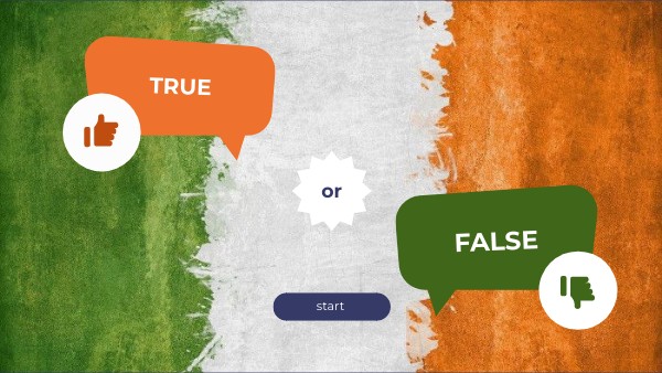 Ireland- True or false quiz -2GT2