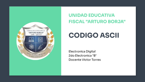 PRESENTACIÓN ASCII | Genially