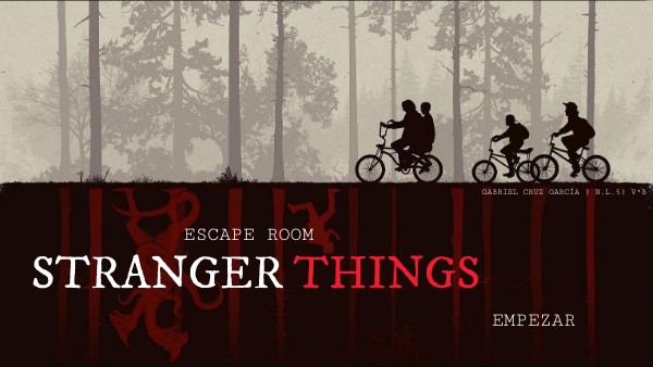 ESCAPE ROOM STRANGER THINGS | Genially