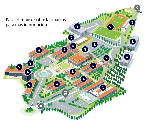 Mapa Campus Norte | Genially