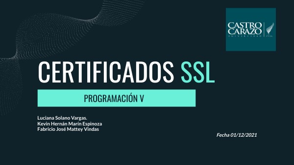 CERTIFICADOS SSL | Genially