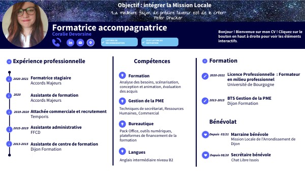 CV INTERACTIF DEVORSINE C. | Genially