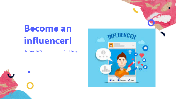 Become a social media influencer | Genially