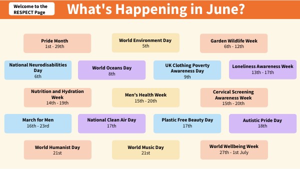 June RESPECT Calendar