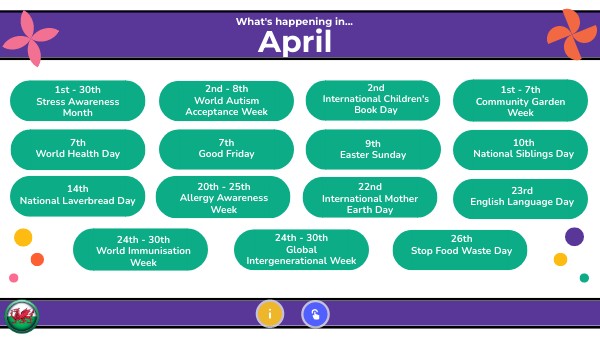 April RESPECT Calendar