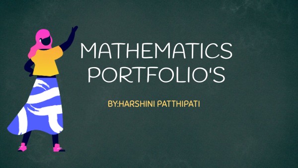 Mathematics portfolio's | Genially