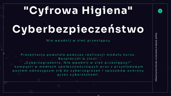 SP - Higiena cyfrowa Cyberbezpieczeństwo | Genially