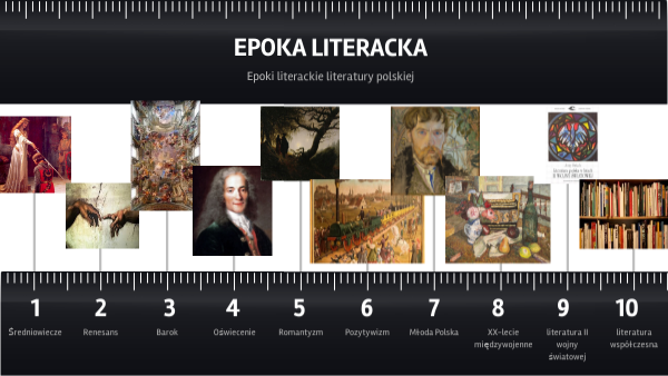 epoka literacka | Genially