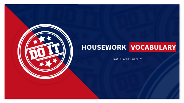 Housework Vocabulary | Genially