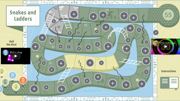 Fitness Snakes and Ladders | Genially