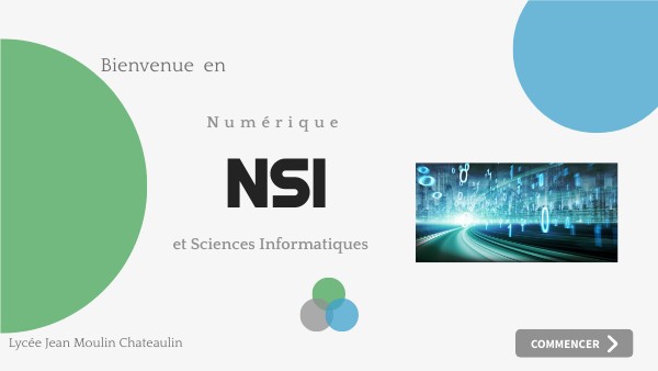 NSI présentation secondes
