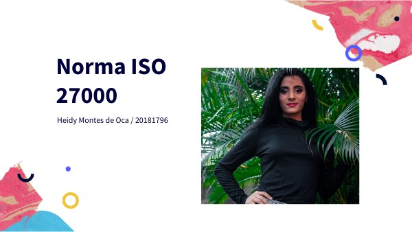 T1.1 Norma ISO 27000 | Genially