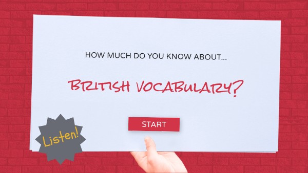 British vocabulary | Genially