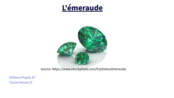 emeraude | Genially