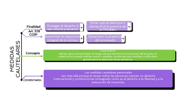 MEDIDAS CAUTELARES EN EL COIP | Genially