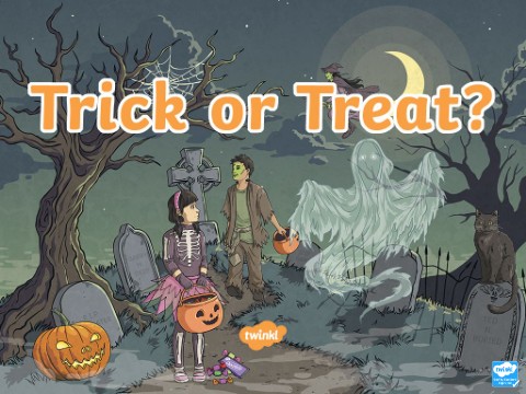 HALLOWEEN VOCABULARY - TRICK OR TREAT | Genially