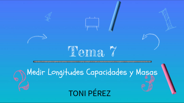 Medir longitudes capacidades y masas. | Genially