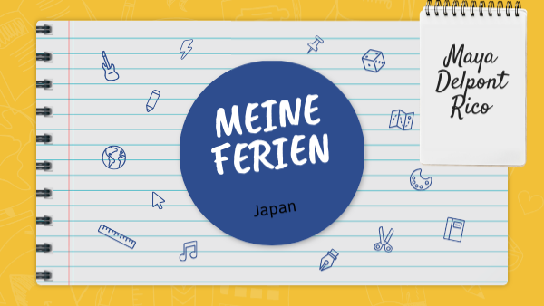 Meine Ferien | Genially