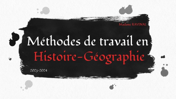 Méthodologie Mme RAVINAL