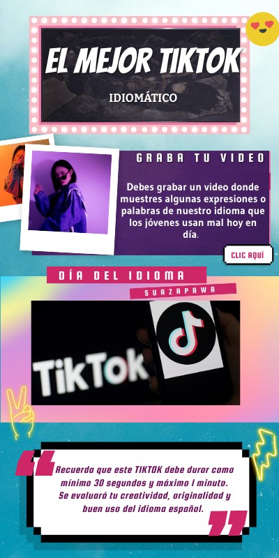 INFO CONCURSO TIK TOK | Genially