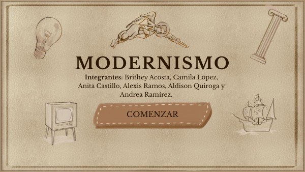 PRESENTACIÓN EL MODERNISMO | Genially