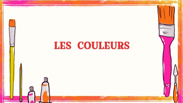 Les couleurs | Genially