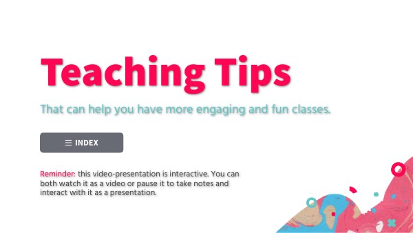 Teaching Tips