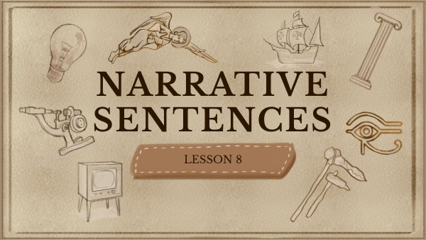 Lesson 8 English 3 Narrative Tenses '24 | Genially