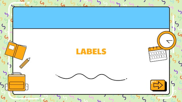 labels presentation