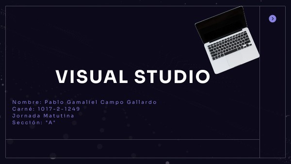 Presentación de Visual Studio por Pablo Campo