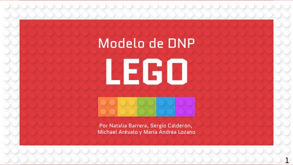 Modelo de DNP - LEGO | Genially
