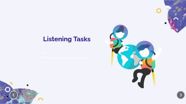 Materials Development, Listening tasks, 2021 | Genially