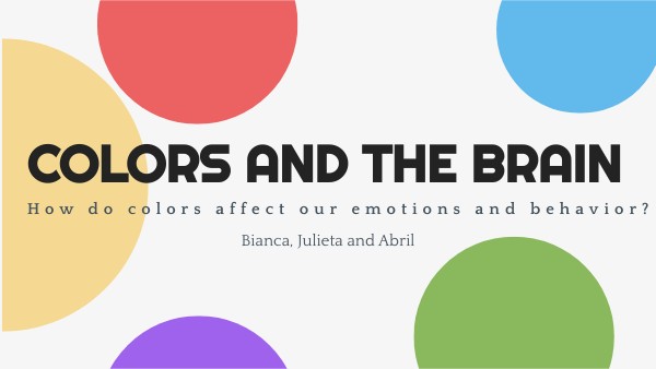 COLORS PRESENTATION | Genially