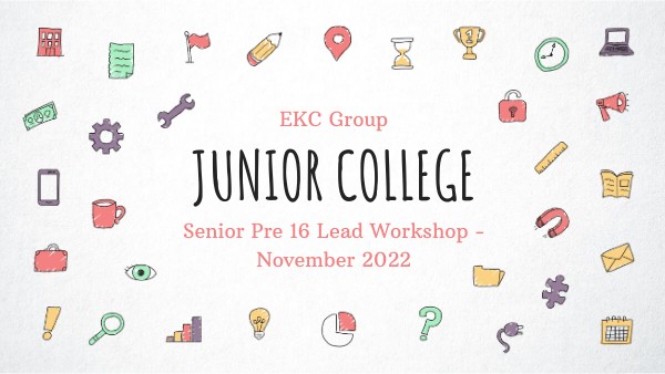 Senior Pre 16 Lead Workshop Nov 2022
