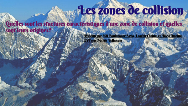 Les zones de collision