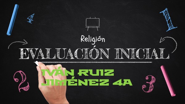 EVALUACIÓN INICIAL RELIGIÓN IVÁN RUIZ JIMÉNEZ 4A | Genially