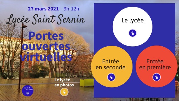 JPO Lycée St Sernin 27 mars | Genially