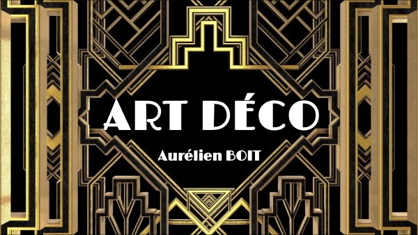 Art Déco | Genially