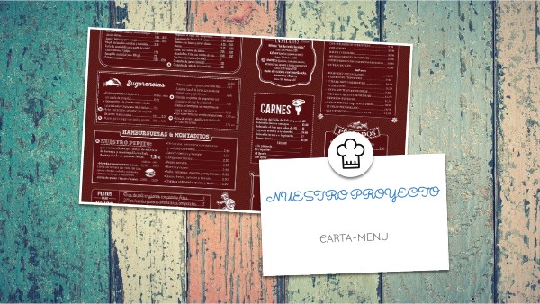 PROYECTO CARTA-MENU | Genially
