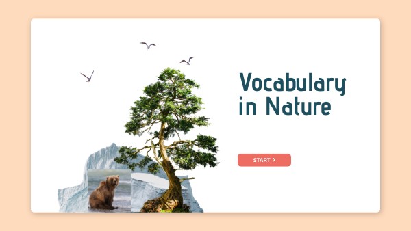 Vocabulary in Nature