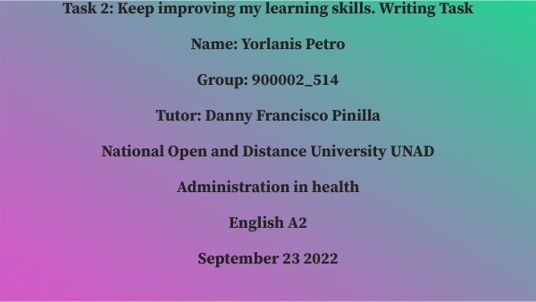 Ingles A2 | Genially