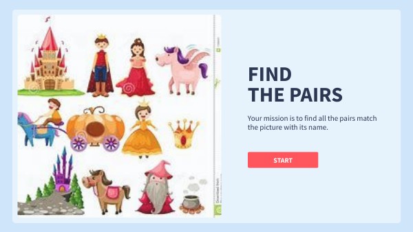 FIND THE PAIRS | Genially