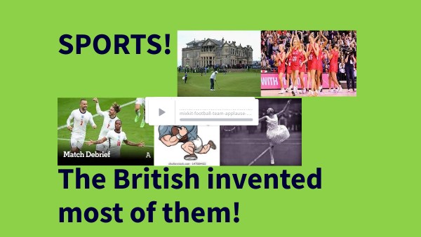 THE BRITISH INVENTED SPORT!C PRESENTATION