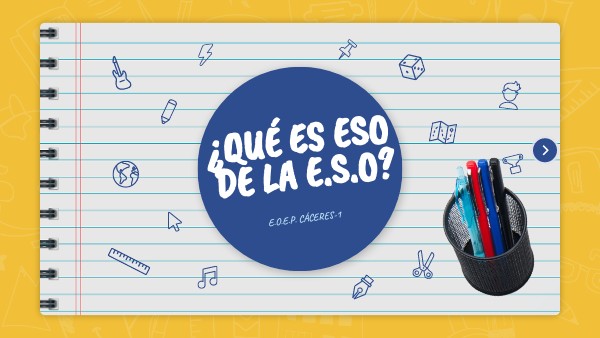 ¿Qué es eso de la E.S.O?