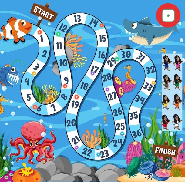 2° anos TABULEIRO sea animals | Genially