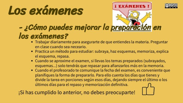 LOS EXÁMENES | Genially