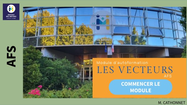 Autoformation sur les vecteurs | Genially