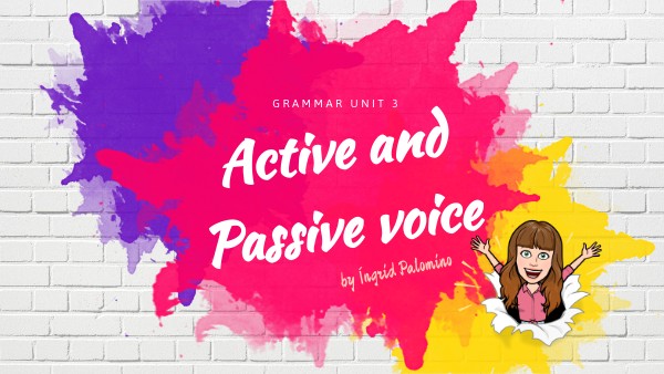 PASSIVE VOICE | Genially