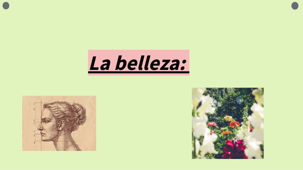 La belleza | Genially