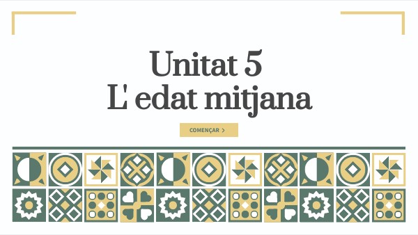 Unitat 5 - L'edat mitjana | Genially